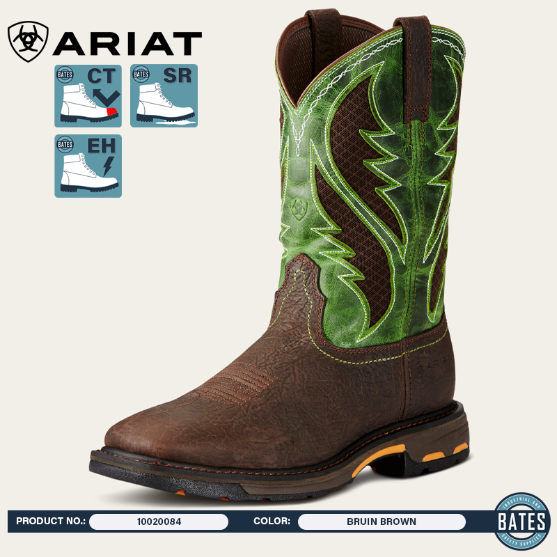 10020084 Ariat Men's WORKHOG® VentTEK CT Work Boots – Bates Enterprises