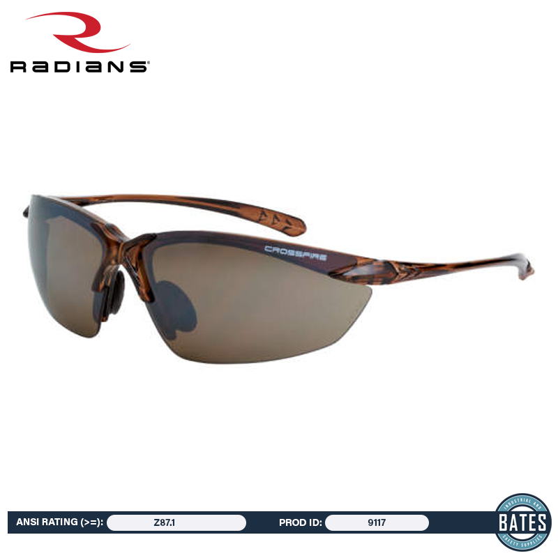 9117 RAD Crossfire Sniper Safety Glasses – Bates Enterprises