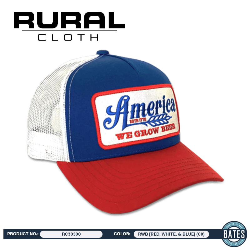 RC30300 RCC "WE GROW BEER" Patch MB Caps – Bates Enterprises